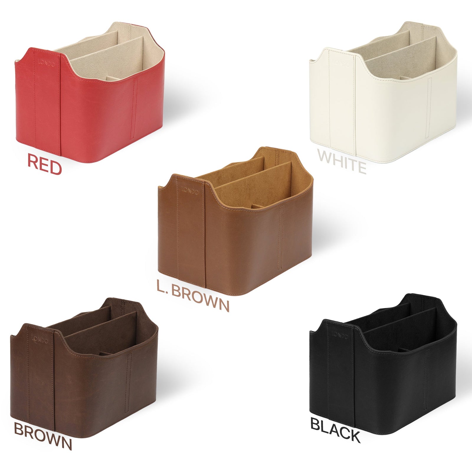 Londo Leather Remote Control Organizer and Caddy – MegaGear Store