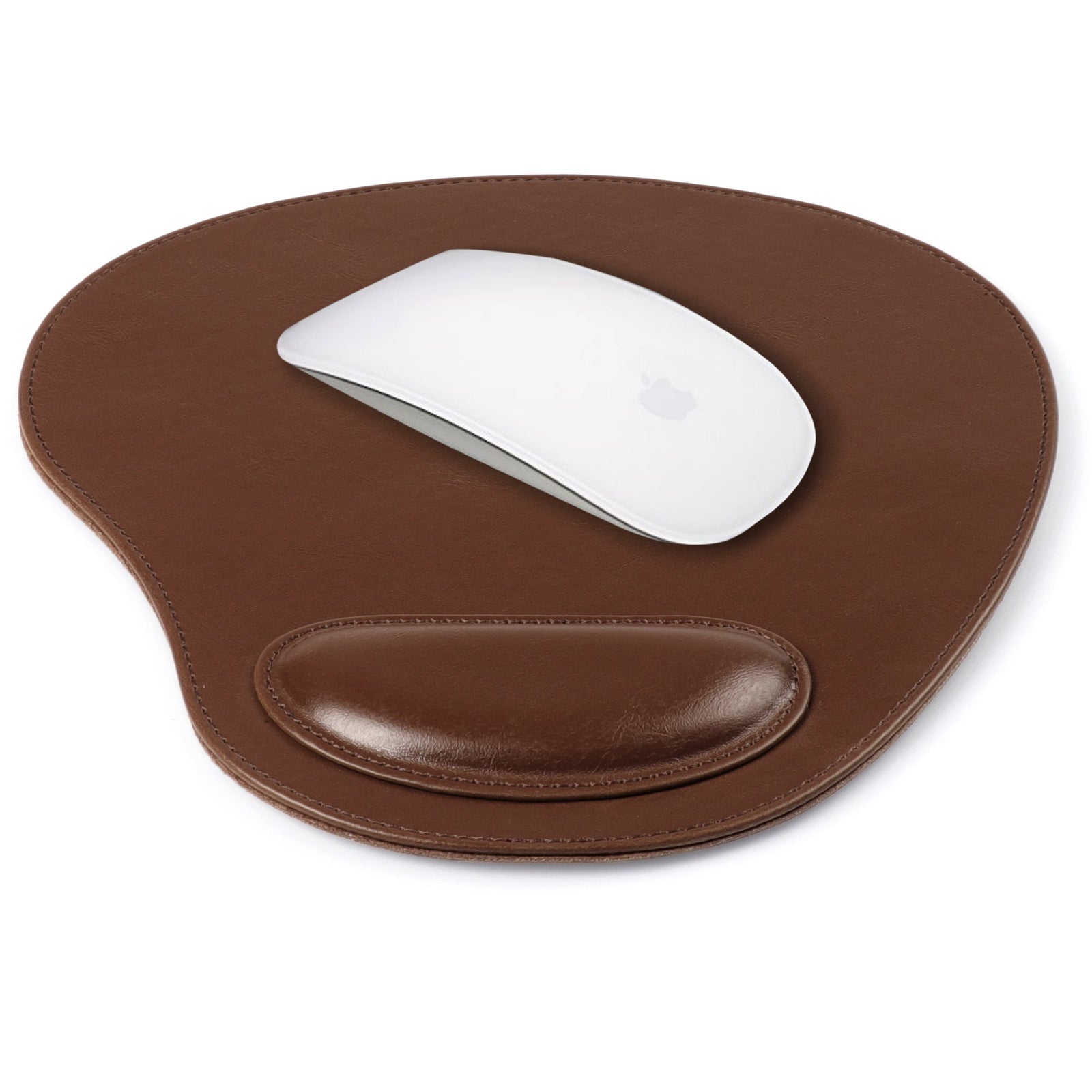 Londo Leather Oval Mouse Pad with Wrist Rest – MegaGear Store