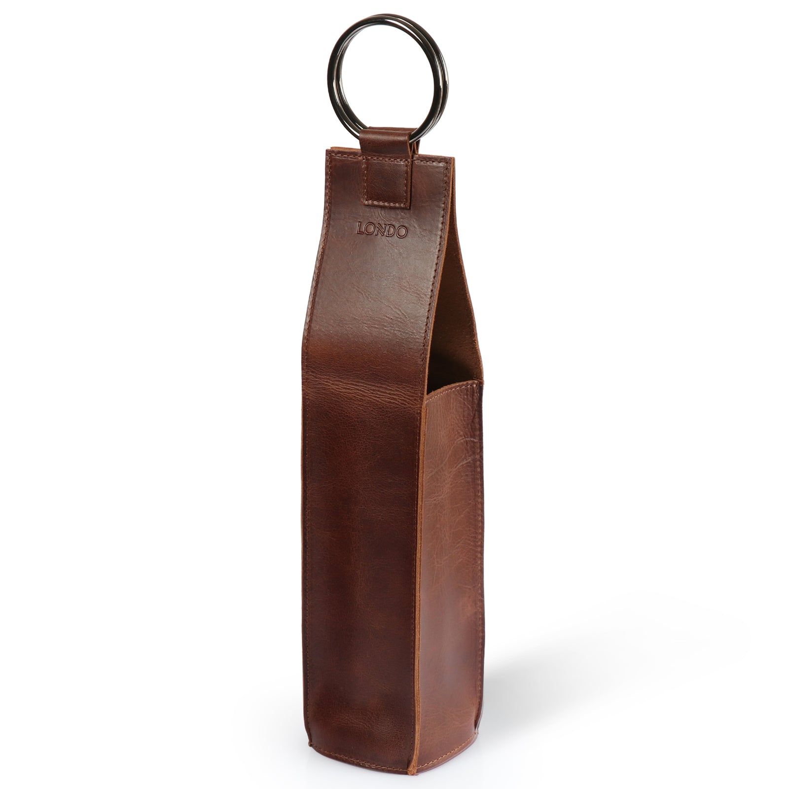 Londo Top Grain Leather Wine Bottle Holder and Carrier – MegaGear Store