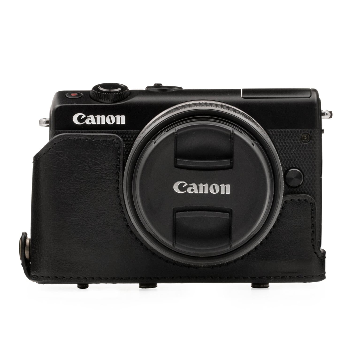 MegaGear Canon EOS M100 (15-45mm) Ever Ready Leather Camera Case and ...