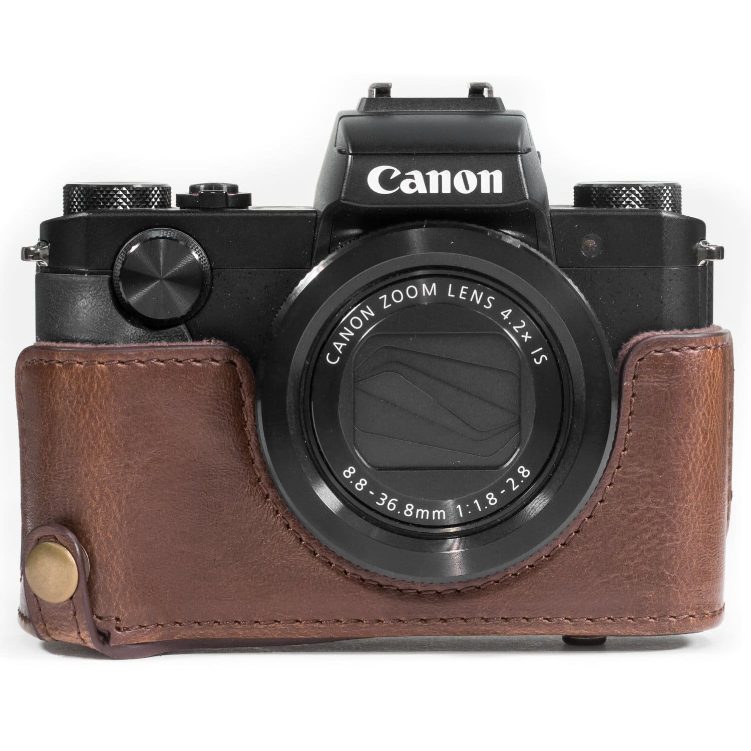 MegaGear Canon PowerShot G5 X Ever Ready Leather Camera Case and Strap ...