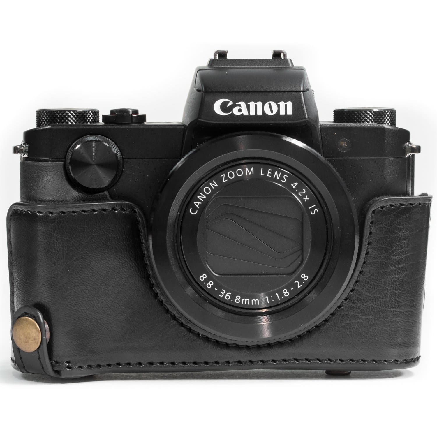 MegaGear Canon PowerShot G5 X Ever Ready Leather Camera Case and Strap ...