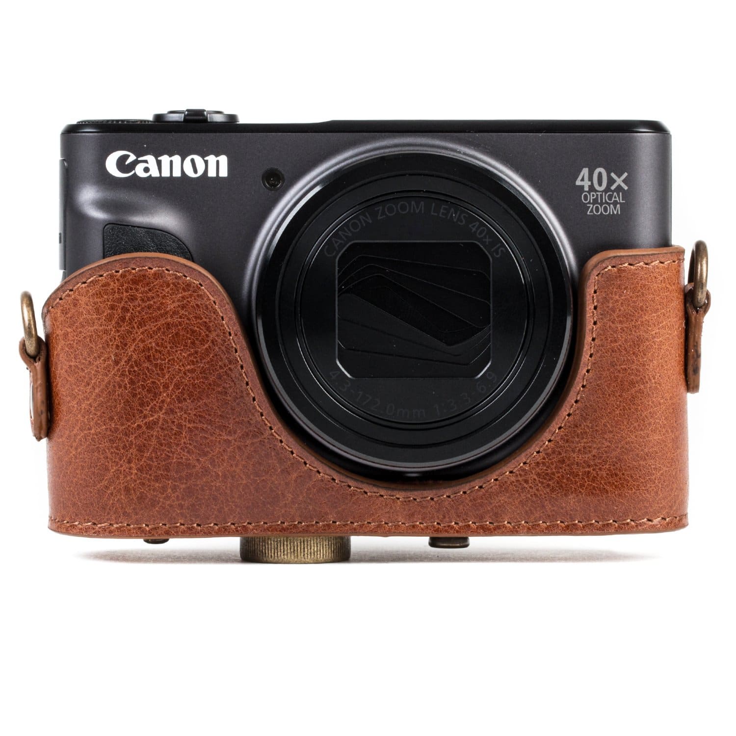 MegaGear Canon PowerShot SX740 HS SX730 HS Ever Ready Top Grain Leather ...