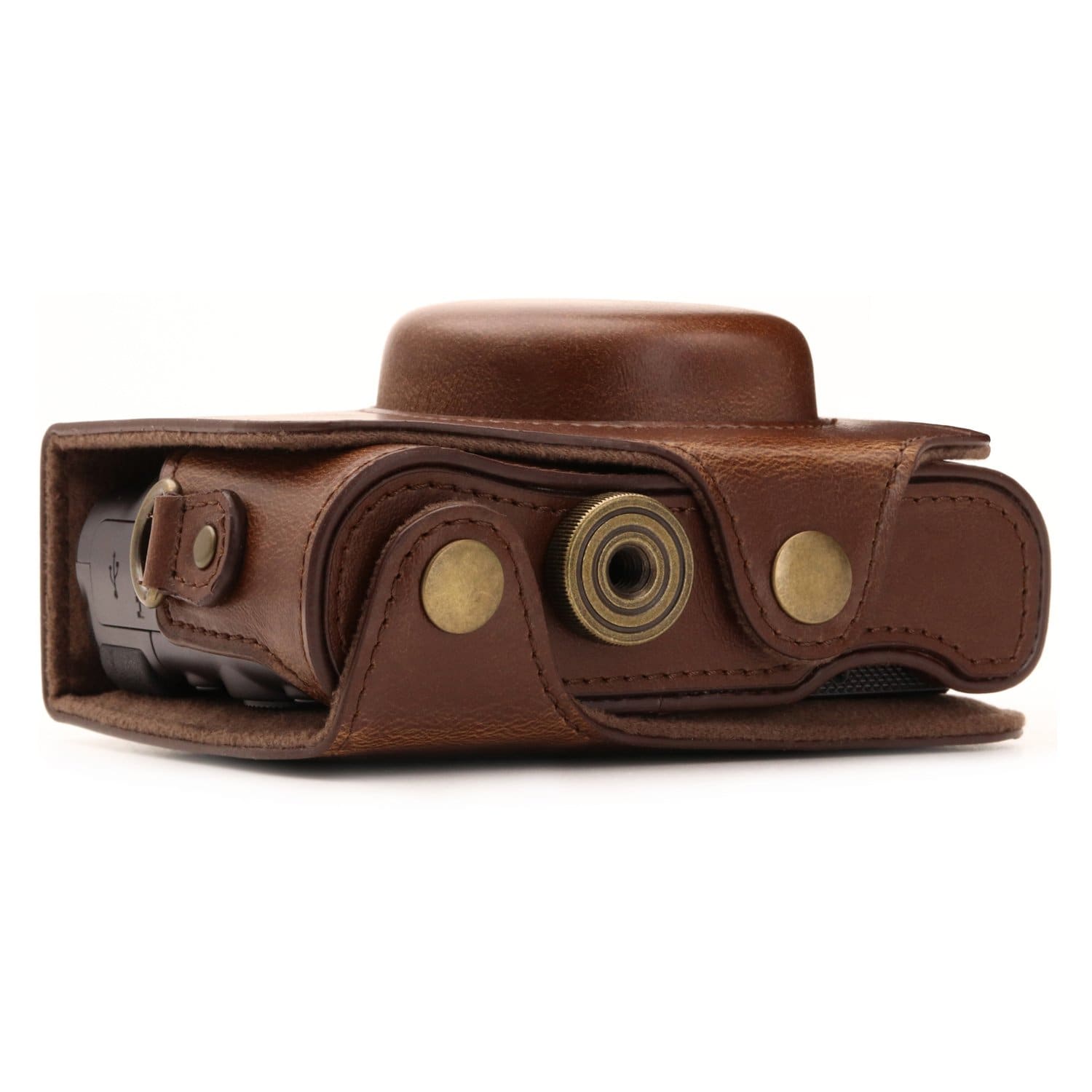MegaGear Canon PowerShot SX740 HS SX730 HS Ever Ready Leather Camera ...