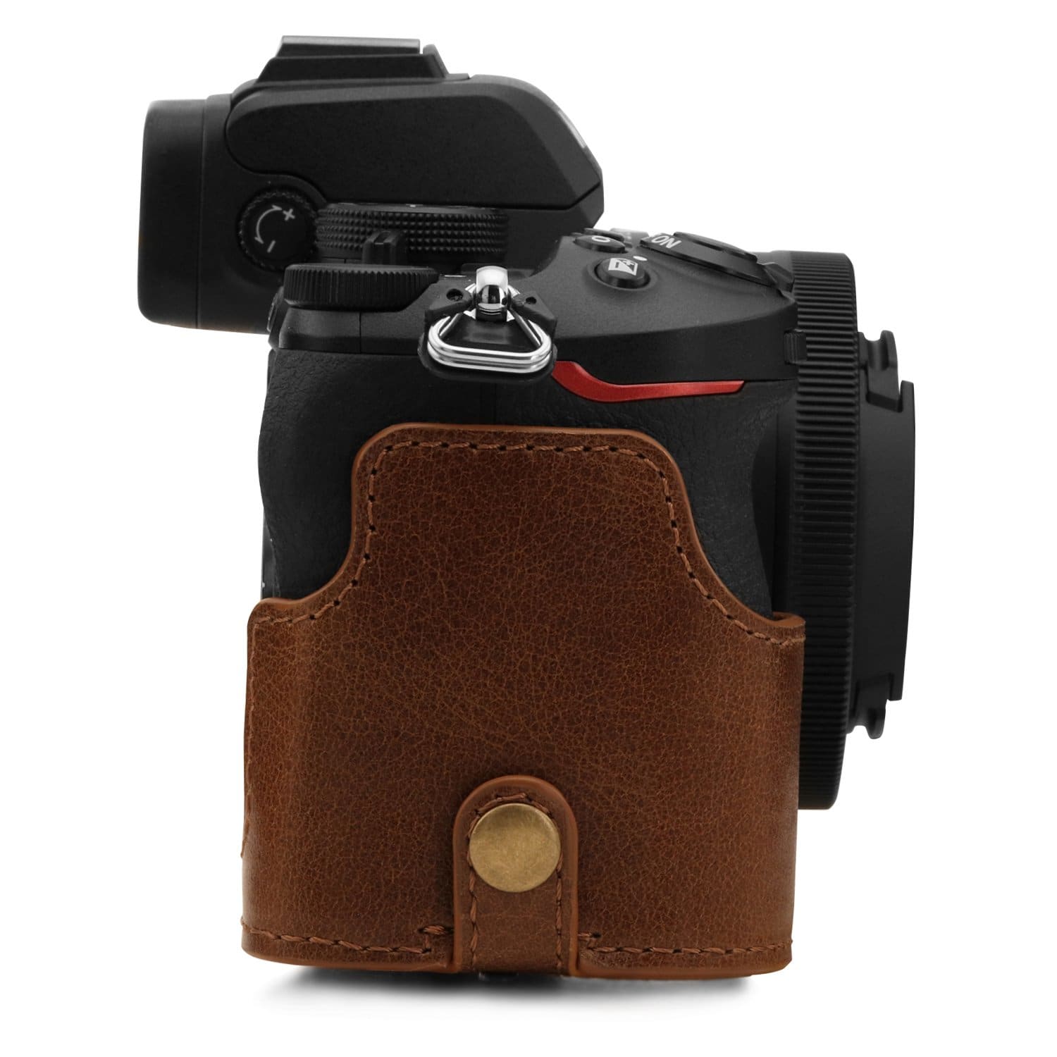 MegaGear Nikon Z50 (16-50mm) Ever Ready Top Grain Leather Camera Case ...