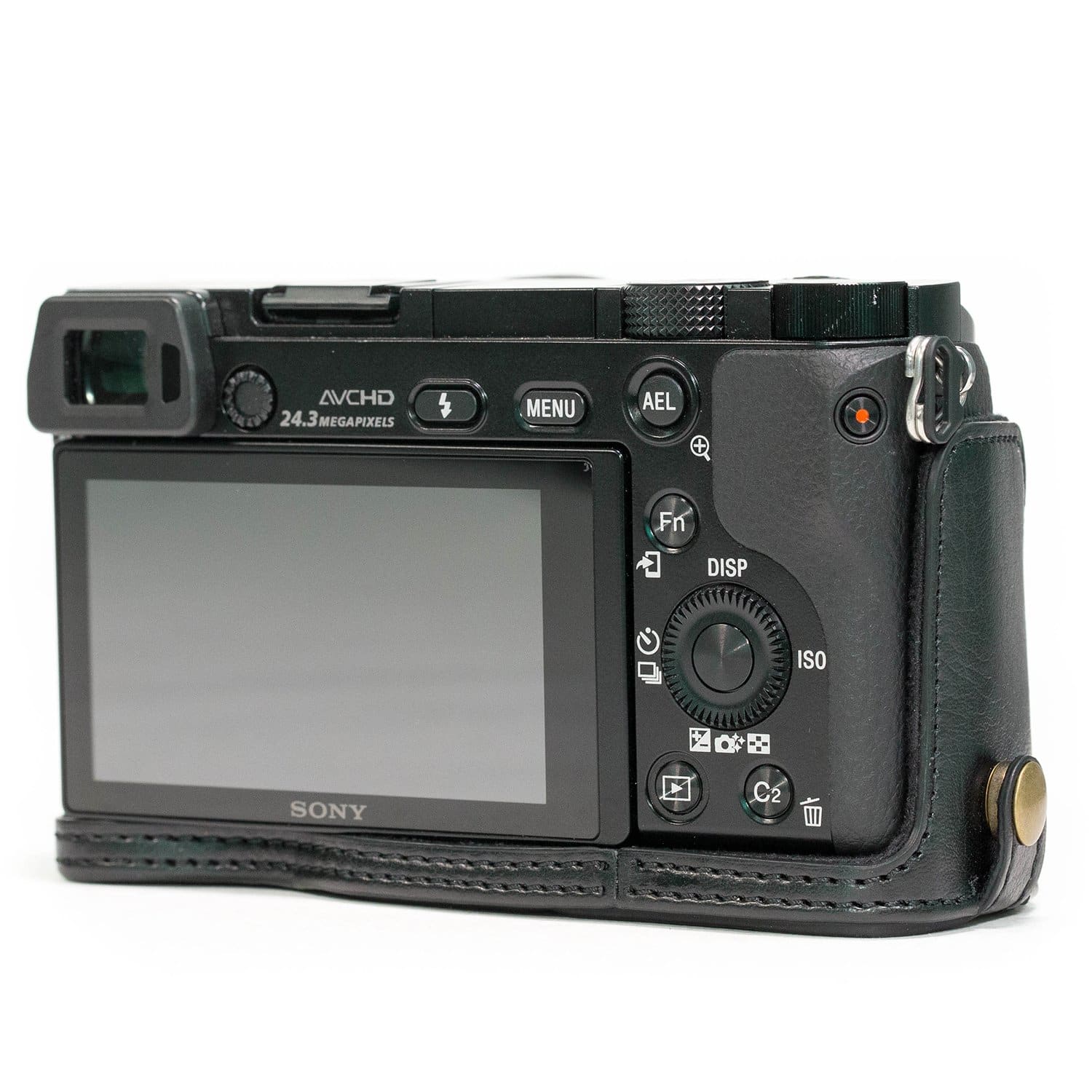 MegaGear Sony Alpha A6300 A6000 Ever Ready Leather Camera Half Case ...