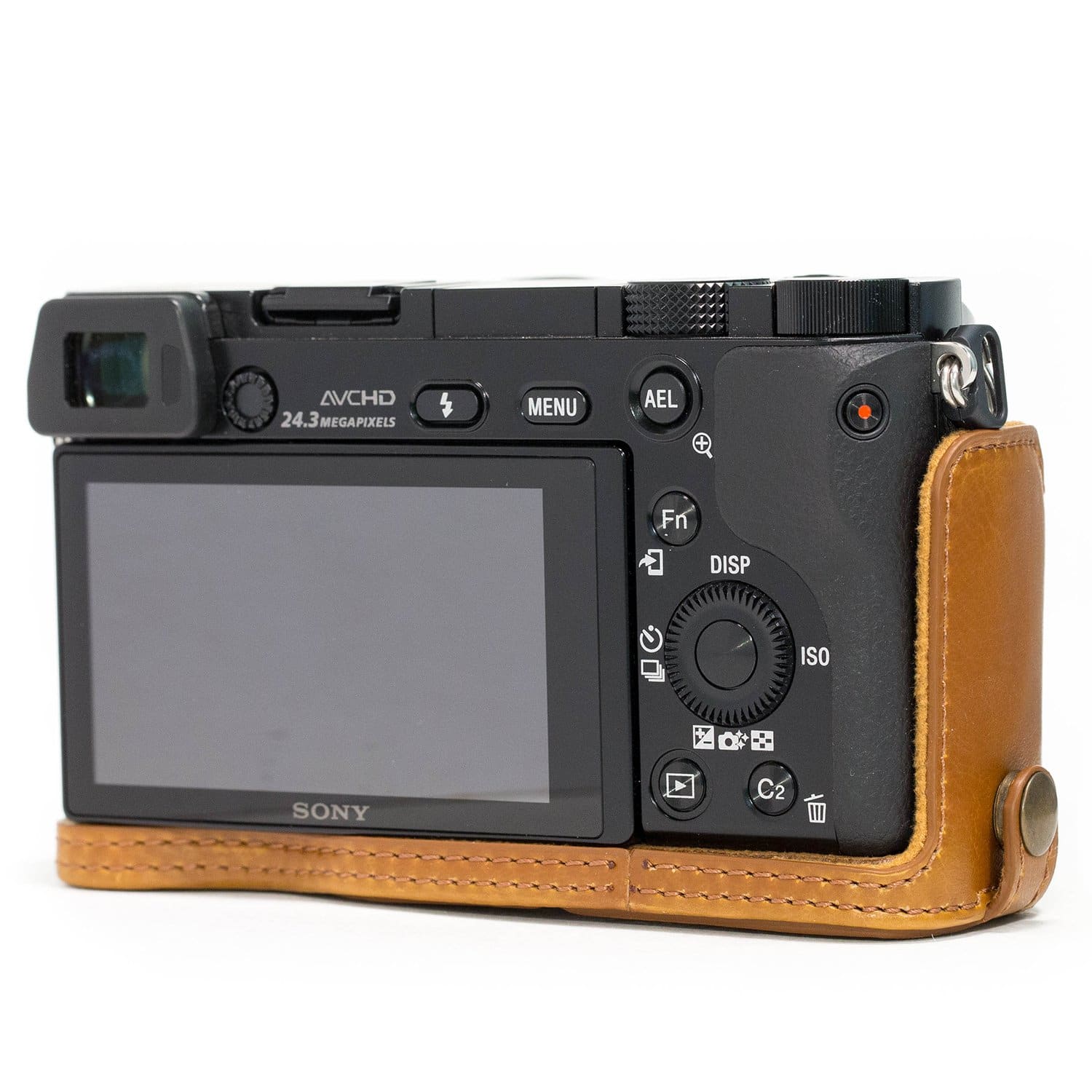 MegaGear Sony Alpha A6300 A6000 Ever Ready Leather Camera Half Case ...