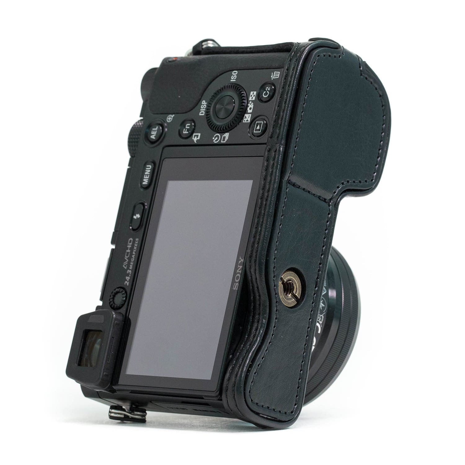 MegaGear Sony Alpha A6300 A6000 Ever Ready Leather Camera Half Case ...