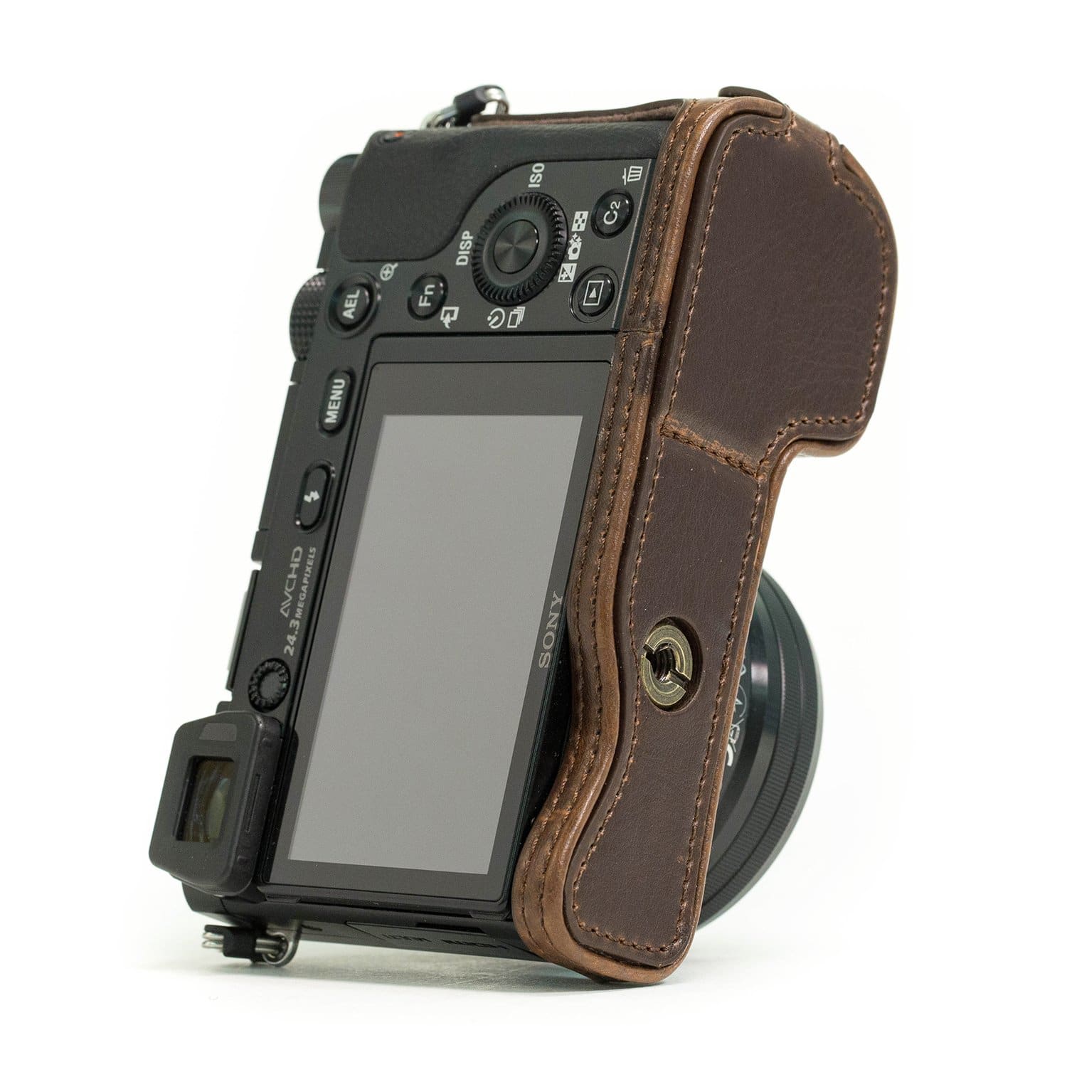 MegaGear Sony Alpha A6300 A6000 Ever Ready Leather Camera Half Case ...