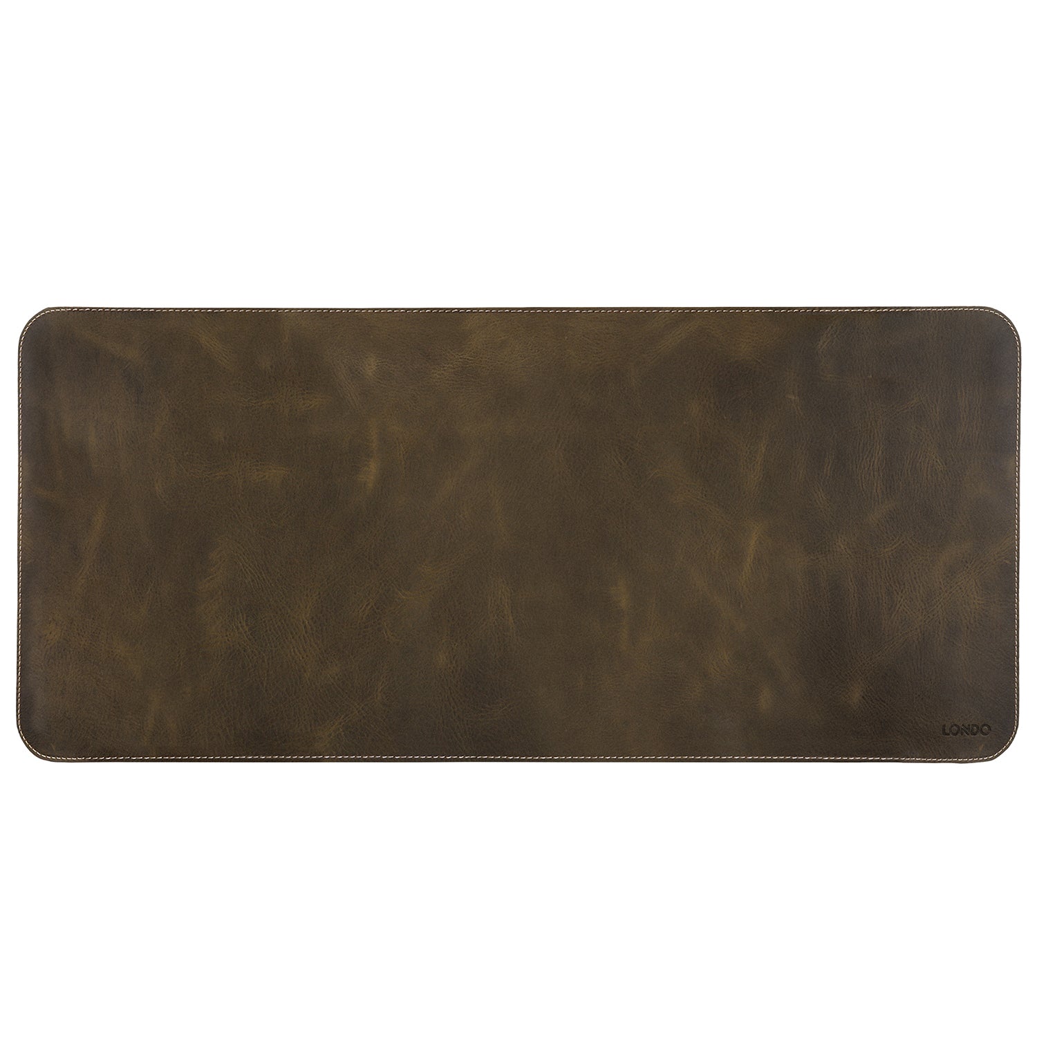 Londo Top Grain Leather Extended Mouse Pad, Leather Office Desk Mat, D ...