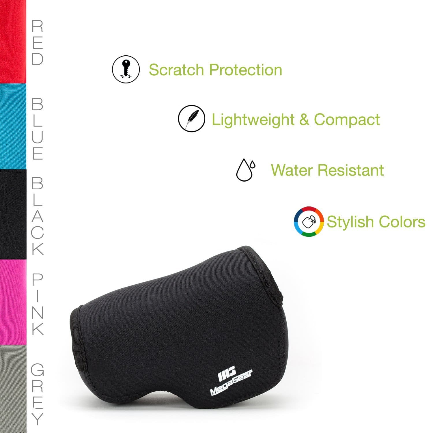 MegaGear Canon PowerShot G1 X Mark II Ultra Light Neoprene Camera Case ...