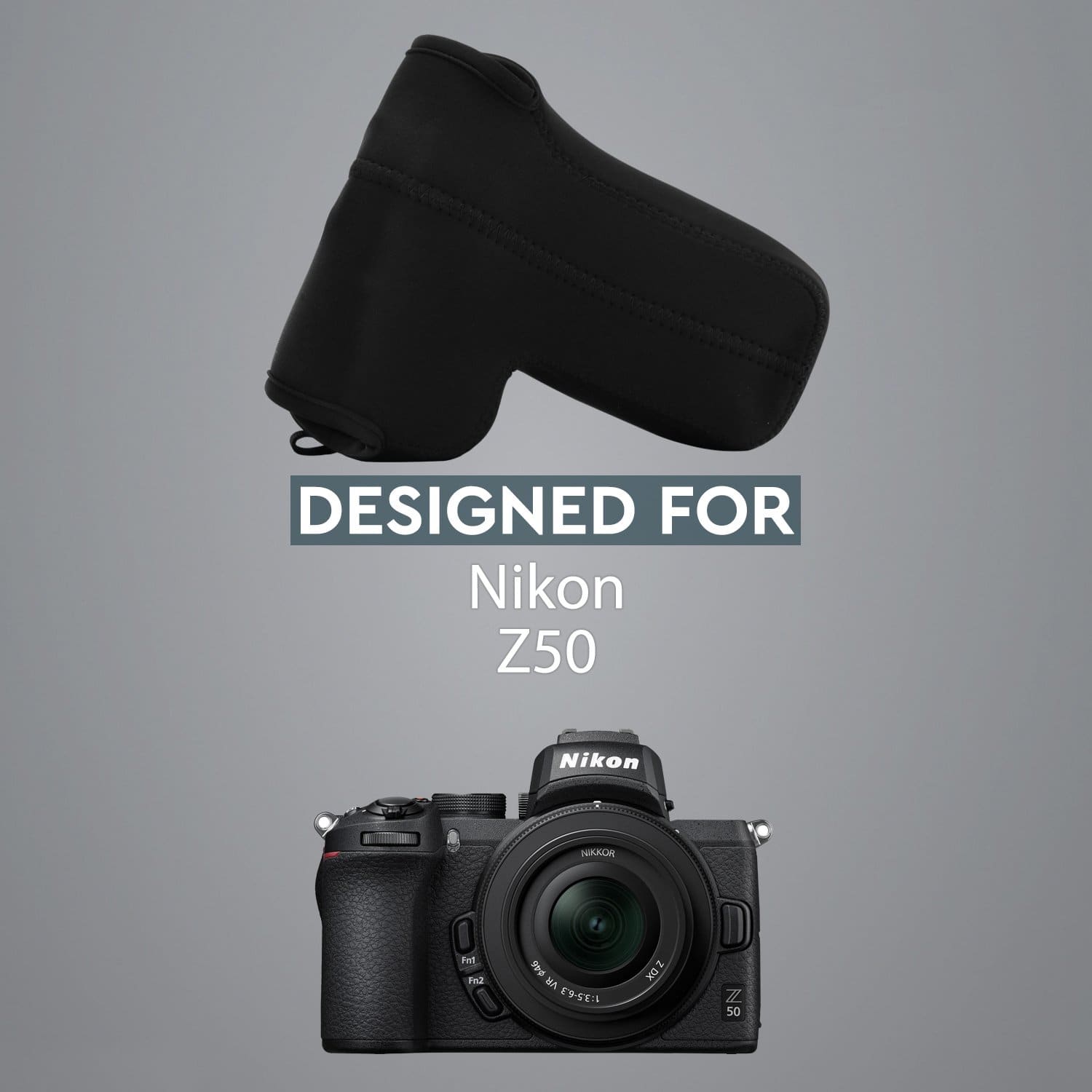 MegaGear Nikon Z50 (50-250mm) Ultra Light Neoprene Camera Case ...