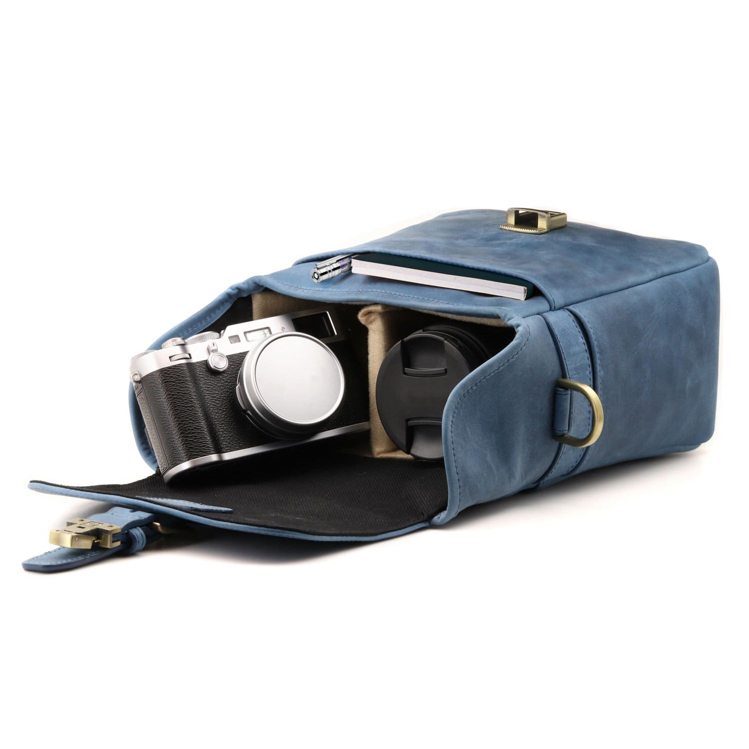 MegaGear Torres Mini Top Grain Leather Camera Messenger Bag for ...